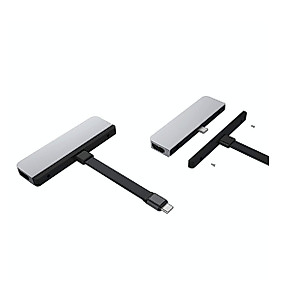 Targus HyperDrive 6-in-1 USB-C Hub for iPad Pro/Air - Silver, (HD319B)