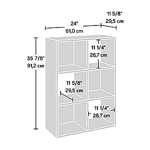 Sauder 6-Cube - 1/2" Construction, White Finish