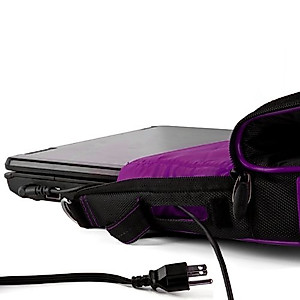 Laptop Messenger Bag for Gateway 14.1-inch Laptop CLT146401, 14.1" Elite, Slim Notebook (Purple)