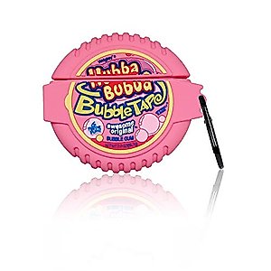 for Airpod Pro Candy Case Soft Silicone Cute Cartoon Kawaii Funny Cover Fashion Protective, Cool Keychain Design Skin, for Girls Children and Boys Airpod Case with Airpods 3 (Hubba Bubba)