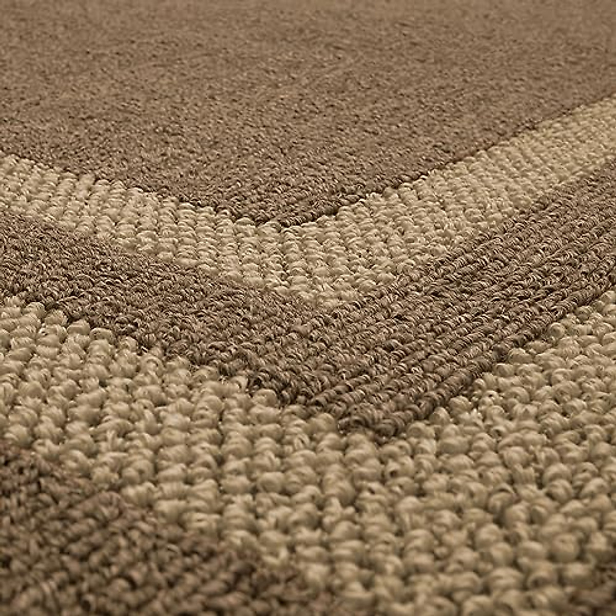 Mohawk Home Alden Sisal Geometric Border Tan 2' 6" x 3' 10" Area Rug Perfect for Living Room, Dining Room, Office