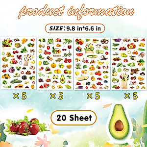 Vegetable and Fruit Sticker