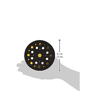 Mirka Backup Pad 5" Hook and Loop / 28 Holes / 1 pcs/Medium / 915GV28 Black