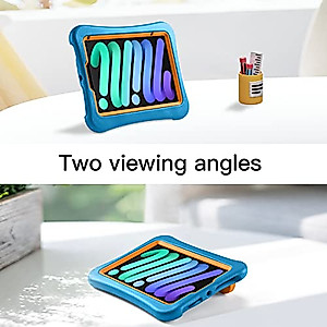 LeiJue Kids Case for 2021 iPad Mini 6, Light Weight Heavy Duty/Shockproof/Drop Proof with Handle/Kickstand, Child Friendly Protective Cover for iPad Mini 6th Gen 8.3inch (Blue)