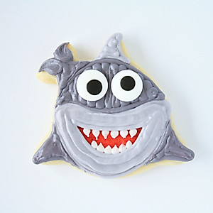 Cute Baby Shark Cookie Cutter, 3.5" Made in USA by Ann Clark