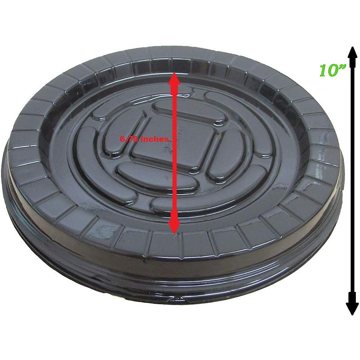 10-inch Cake Container with Clear Dome Lid 9 Inch and Cake Boards - 10pack