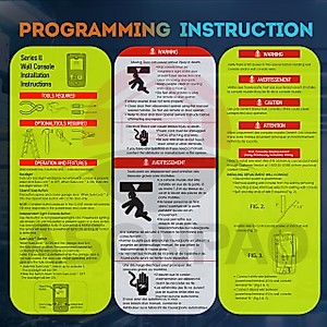39165R GBWCSL2-BX Series II Wall Console for Genie Garage Door Opener(1Pack) 3-Year-Warranty