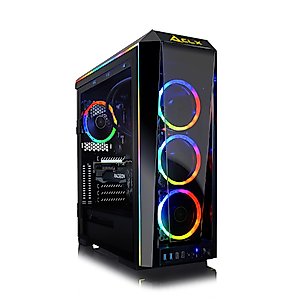 CLX Set VR-Ready Gaming Desktop - Liquid Cooled AMD Ryzen 9 5950X 3.4GHz 16-Core Processor, 64GB DDR4 Memory, Radeon RX 6900 XT 16GB GDDR6 Graphics, 1TB SSD, 6TB HDD, WiFi, Windows 11 Home 64-bit