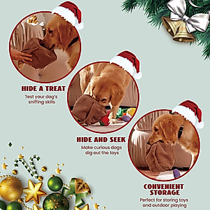 Nocciola Small Dog Toys- 15 Pack Grocery Bag Fruits and Veggies Dog Squeaky Toys, Small Puppy Toys to Keep Them Busy, Durable Plush Toys for Medium Dogs Aggressive Chewers, Dog Accessories Girl