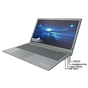 Gateway 15.6" FHD Ultra Slim Notebook, Intel Pentium Silver Quad Core, 4GB RAM, 128GB Storage, Tuned by THX Audio, 1.0MP Webcam, HDMI, Windows 10 S, Black (Renewed)