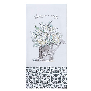 Kay Dee Designs Bless Our Nest Floral Farmhouse Kitchen Towels, Bundle of 2
