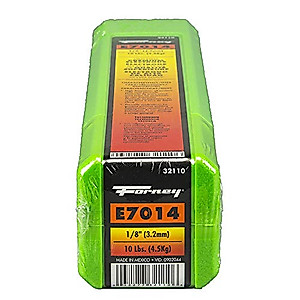 Forney 32110 E7014 Welding Rod, 1/8-Inch, 10-Pound