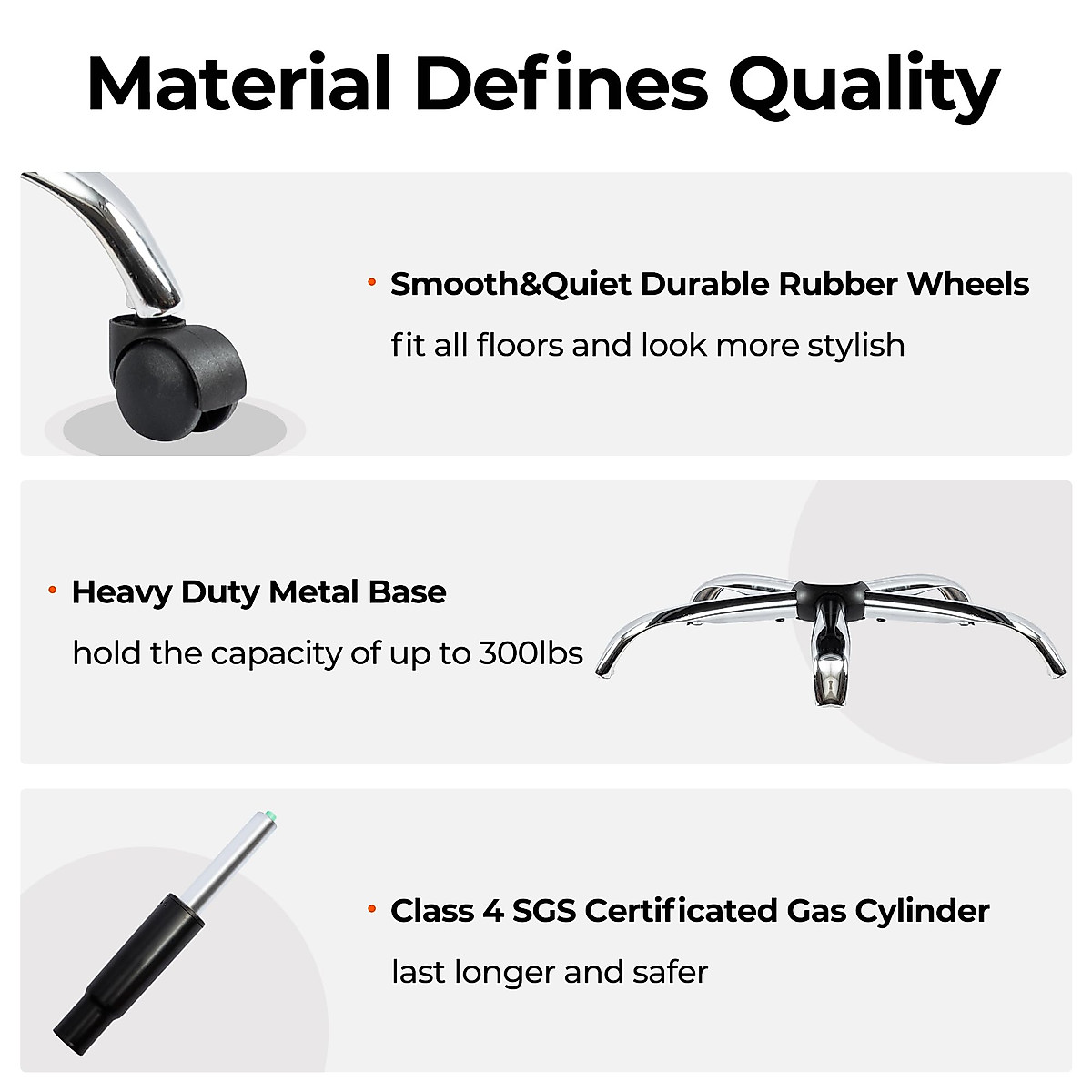 HOMYEDAMIC Velvet Ergonomic Office Chair, Adjustable Arms Wide Managerial Executive Home Desk Computer Chair Big and Tall with High Back Lumbar Support Wheels Comfortable(7013-Grey1)