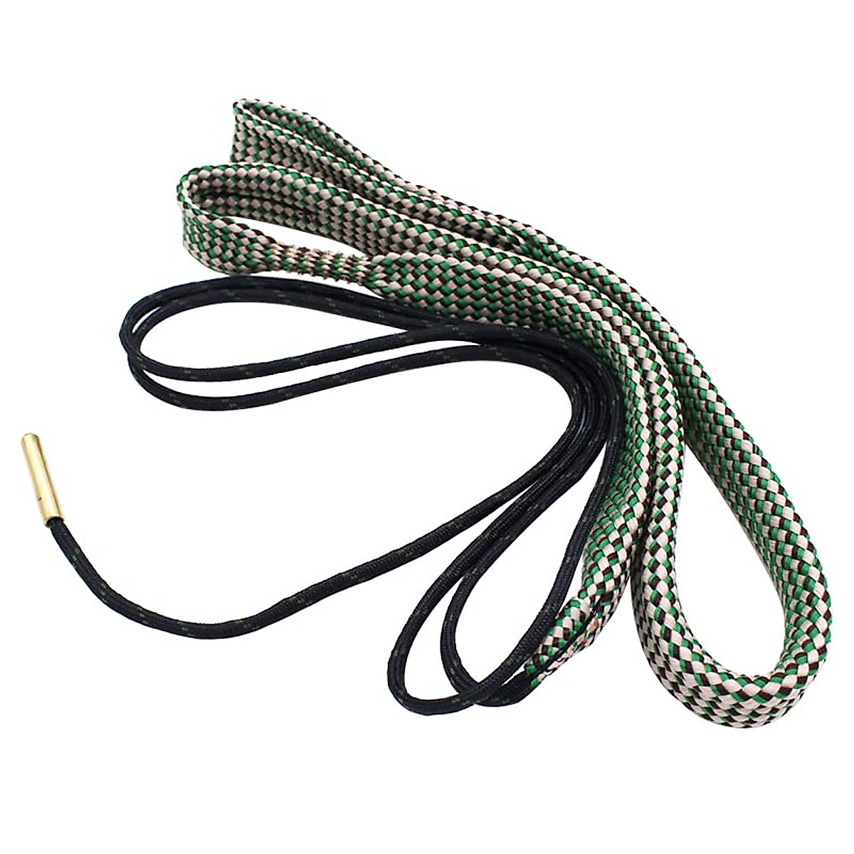 Calicob 2PCS Cleaning Snake for 7.62 .308 .300 30-30 30-06 .30 Rifle Barrel Snake Bore Rope Brush for Rifle Pistol, Easy to Use Reusable Cleaning Snakes One Pull