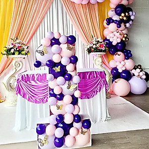 First Birthday Party Decorations - Mosaic Number 1 Balloon Frame Pre-Cut 1st Birthday Girl Anniversary Party Home/Outdoor Backdrop Sign