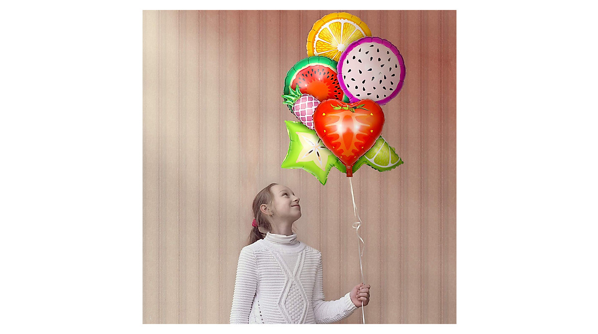 Colorful Fruit Balloons for Party Decorations