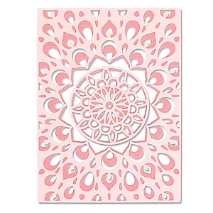 Sizzix Thinlits Die Set 4 Pack , Kaleidoscope Layers Cutting dies, Multicolor