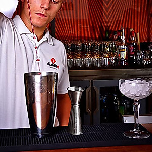 Japanese Jigger 2 oz 1 oz - MOSEHOOT Jigger for Bartending, Stainless Steel Bar Alcohol Measuring Tools - Silver