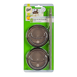 Ball 15015 Wide Mouth Sip N Straw Lids