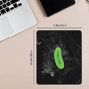Mouse Pad Anti-Slip Waterproof Mousepad for Computer Laptop Office Pickle Slut Logo Home 10x12in
