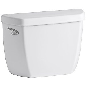 KOHLER K-4436-0 Wellworth 1.28 gpf Toilet Tank with Class Five Flushing Technology, White