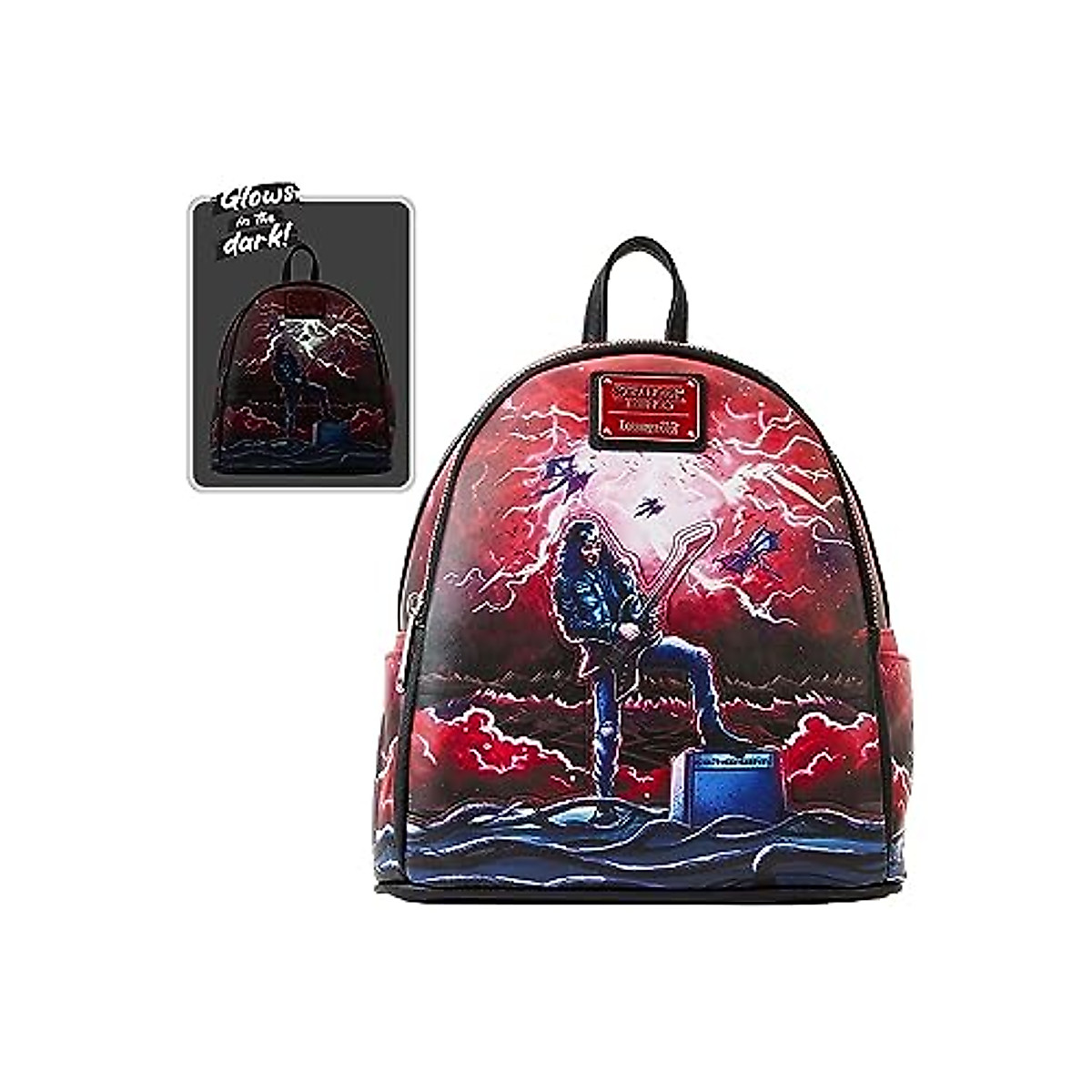 Loungefly Stranger Things Eddie Tribute Double Strap Shoulder Bag