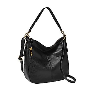 Fossil Women's Jolie Leather Hobo Purse Handbag