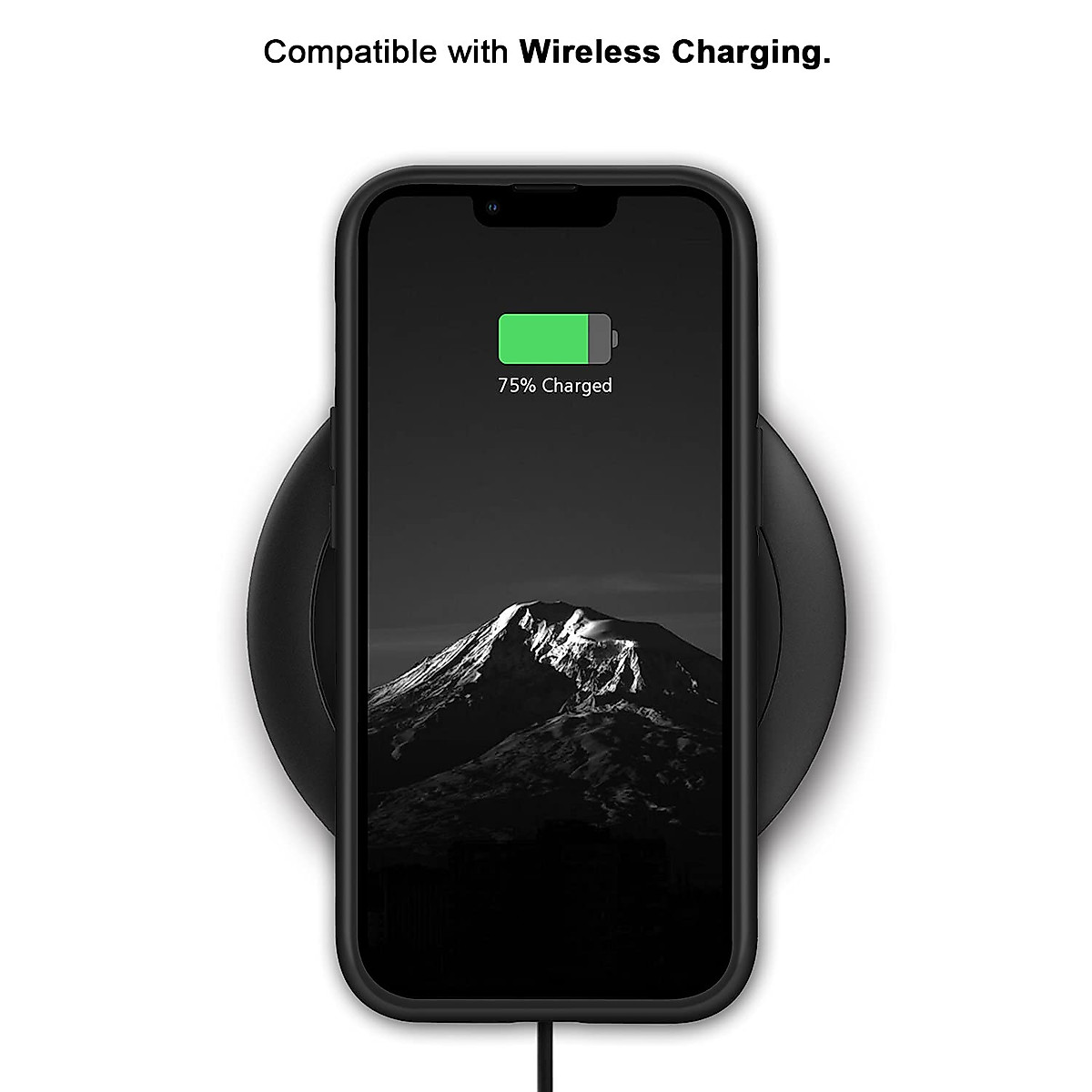 TENDLIN Compatible with iPhone 13 Pro Max Case Premium Leather TPU Hybrid Case Compatible for iPhone 13 Pro Max 6.7-inch Released in 2021 (Black)