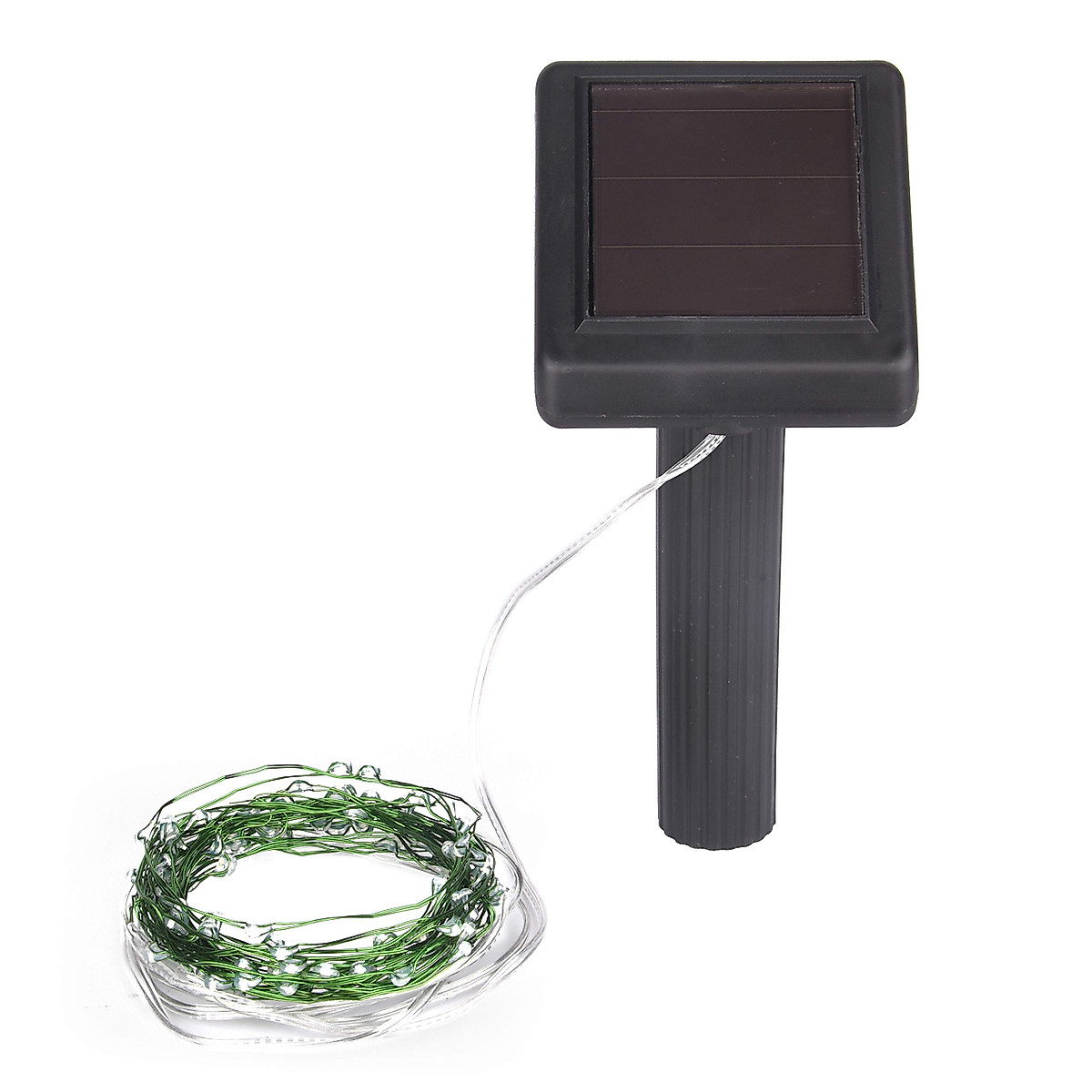 Solar Powered String Lights, 100 LED Copper Wire Lights, Waterproof Starry String Lights, Indoor/Outdoor Solar Decoration Lights For Gardens, Patios, Homes, Parties: 20 ft, Green