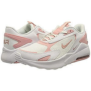 Nike Women's Air Max Bolt Running Shoes, White/Pink Glaze-White, 11 M US