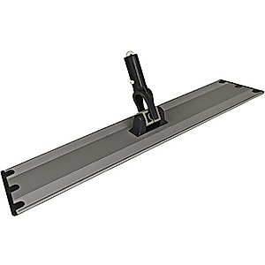 CleanAide Flat Mop Plate Frame, Aluminum, Gray, 18 Inches