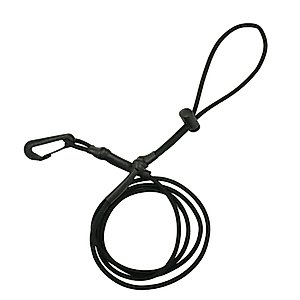 Premier Kayak Bungee Paddle Leash/Accessory Leash. Made in USA.