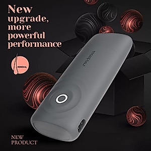 Waxfans Roll on Wax Kit for Men,Wax Warmer for Hair Removal,15min Wax Melter,at Home Waxing Kit,Wax Roller Kit for Full Body,Rose Wax Roller