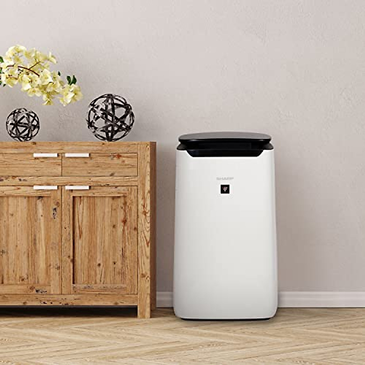 SHARP Smart Air Purifier. Alexa Compatible. Plasmacluster Ion Technology for Extra-Large Rooms. Odor & True HEPA Filters for Dust, Smoke, Pollen, & Pet Dander may last up-to 2 years each. FXJ80UW.