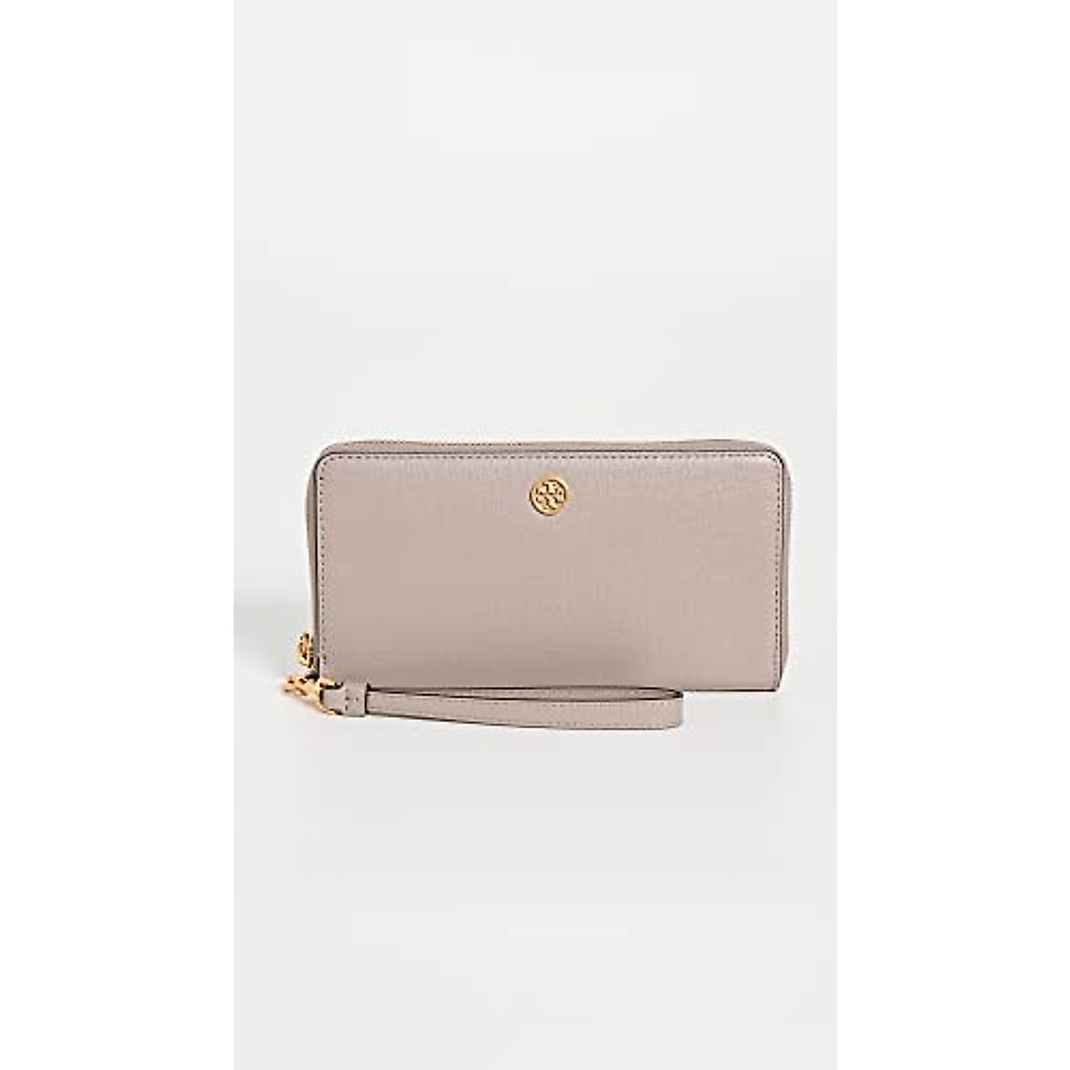 Tory Burch Women's Robinson Zip Continental Wallet, Grey Heron, One Size