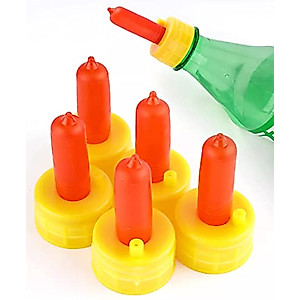 12 Pack Goat Nipple,Goat Supplies,Goat Bottles,Farm Supplies for Feeding Baby Goats Puppy