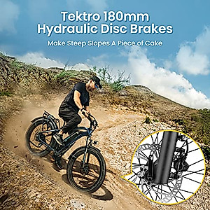 MAGICYCLE 750W Electric Bike for Adults 7 Speeds E Bike 26'' Fat Tire Electric Bike 52V 20AH 28 Mph Step-Thru Electric Mountain Bike Up to 80 Miles - Pearl White