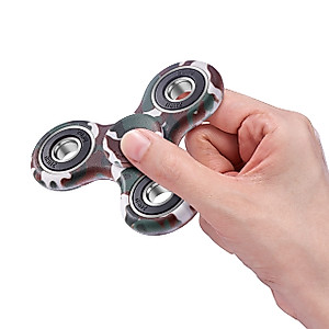 ZURU 4 Design Standard Fidget Spinner (4 Pack) Stainless Steel Hand Spinners for ADHD Anxiety Stress Relief Compact Toy Party Favor Basket Stuffer for Adults and Kids (Amazon Exclusive)