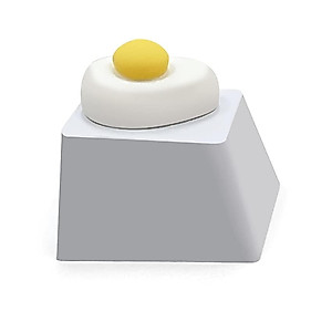 FKZ Fried-Egg Keycap 1pcs,Cute Keyboard Keycaps Custom OEM R4 Profile ESC-Key Keyboard Keycap for Cherry MX Switches Mechanical Gaming Keyboard(1pcs)