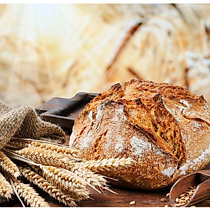 2pcs 7" Banneton Proofing Basket Round Bread Brotform with Liner Eco-Friendly Natural Rattan for Professional & Home Bakers