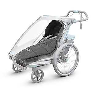Thule Stroller Footmuff Sport - Warm and Cozy - Water Resistant - Harness Passthroughs - Anti-Slip backing - Mud- and Dirt Resistant Foot Liner