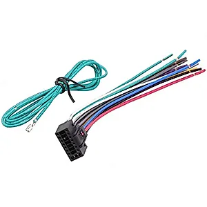 RED WOLF Aftermarket Kenwood Stereo Install Wire Harness 16 Pin Radio Replacement Power Plug Adapter for 1994-2020 KDC KRC KMD DDX KMR