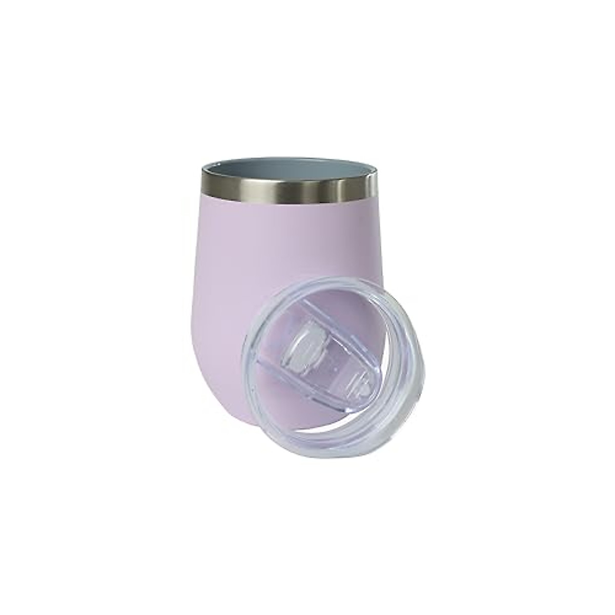 Sip+Sea Antiqua 12 oz Stainless Steel Ceramic Lined Wine Tumbler with Lid | Stemless | Double Wall Vacuum Insulated