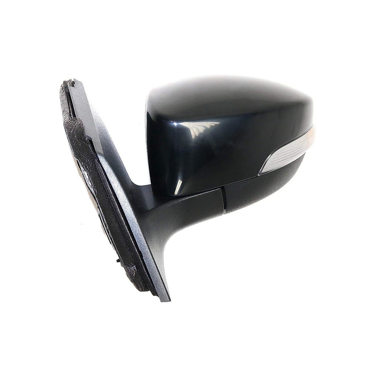 Kool Vue Driver Side Power Non-Heated Mirror for Ford Focus 2012-2014 With Signal Light & Spotter Glass; Without Puddle Lamp Paintable 4-Door, Hatchback