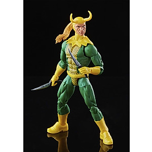 Marvel Legends Series Loki 6-inch Retro Packaging Action Figure Toy, 3 Accessories
