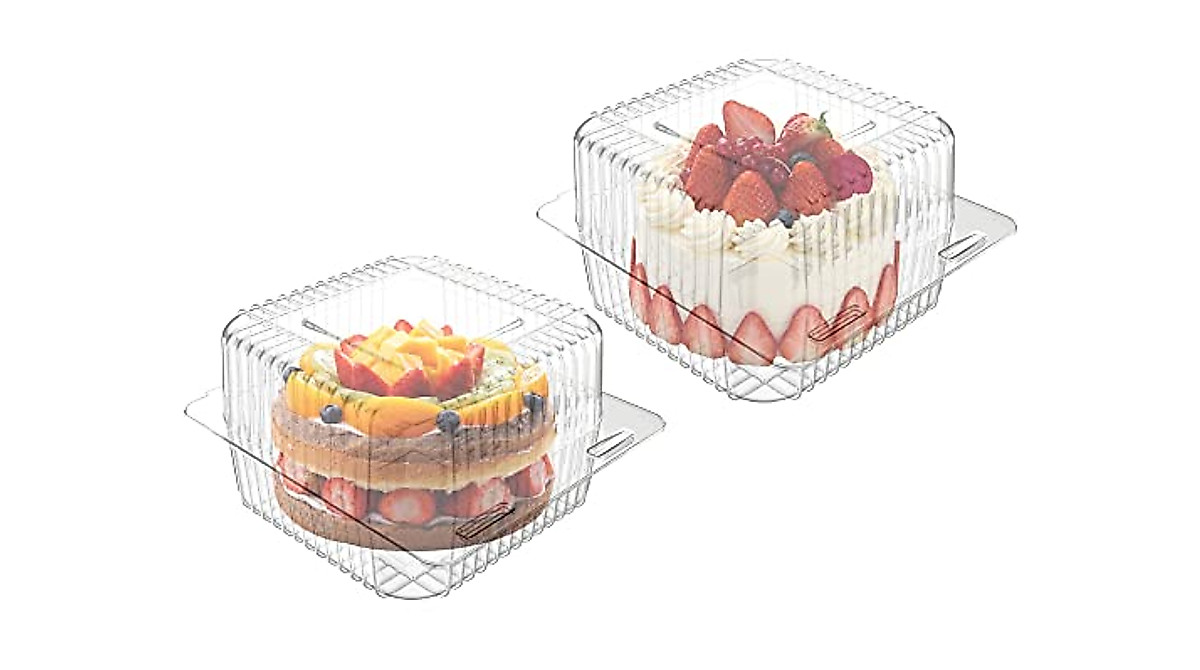 WANBAO 200 PCS Clear Takeout Containers for Desserts