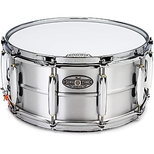 Pearl 14"x6.5" SensiTone Heritage Alloy Aluminum Snare Drum with Beaded Shell, 2.3mm Triple-Flanged Hoops, and 10 arched CL Lugs