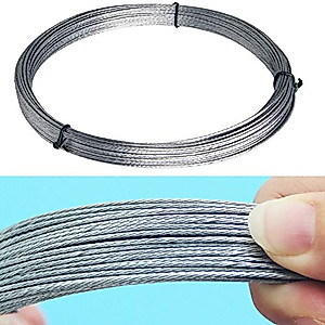 Picture Hanging Wire #2 100-Feet Braided Picture Wire Heavy for Photo Frame Picture,Artwork,Mirror Hanging,Supports up to 30lbs