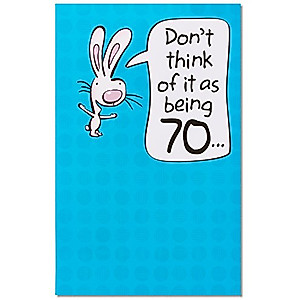 American Greetings Funny 70th Birthday Cards (Pop Up Cartoon Bunny)
