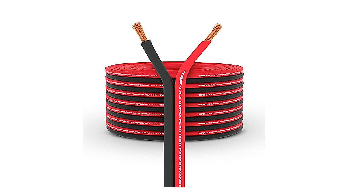 DS18 18GA Ultra Flex Speaker Wire 100FT - Audio Cable
